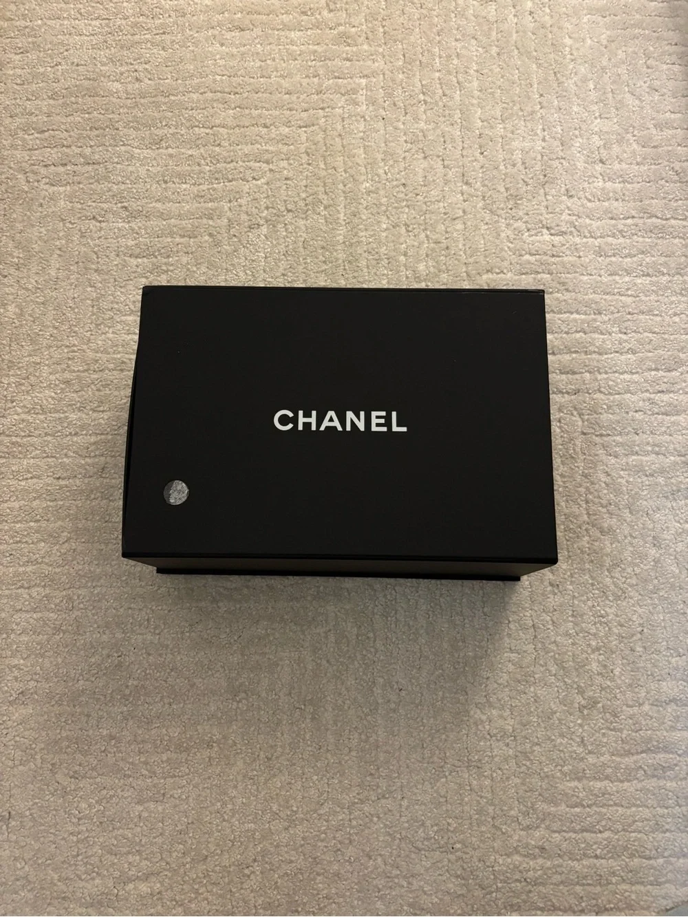CHANEL | Other | Chanel Black Box With White Logo | Poshmark